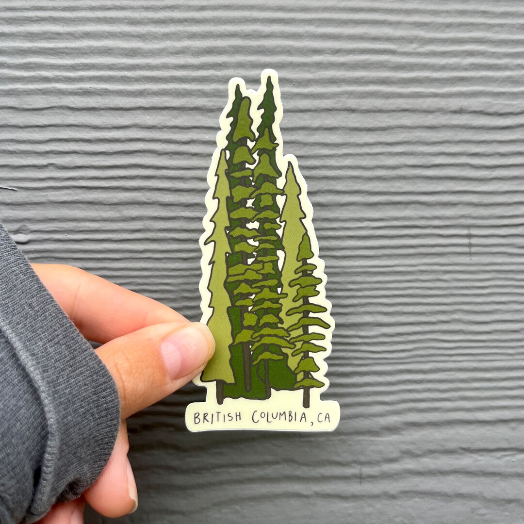Tall Trees Sticker - Pacific Northwest / British Columbia Travel ...