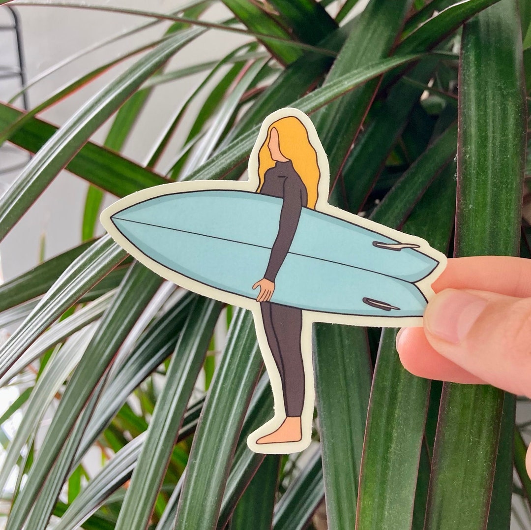 Surf Sticker big Blue Pacific Northwest / Tofino Travel Sticker, Surf ...
