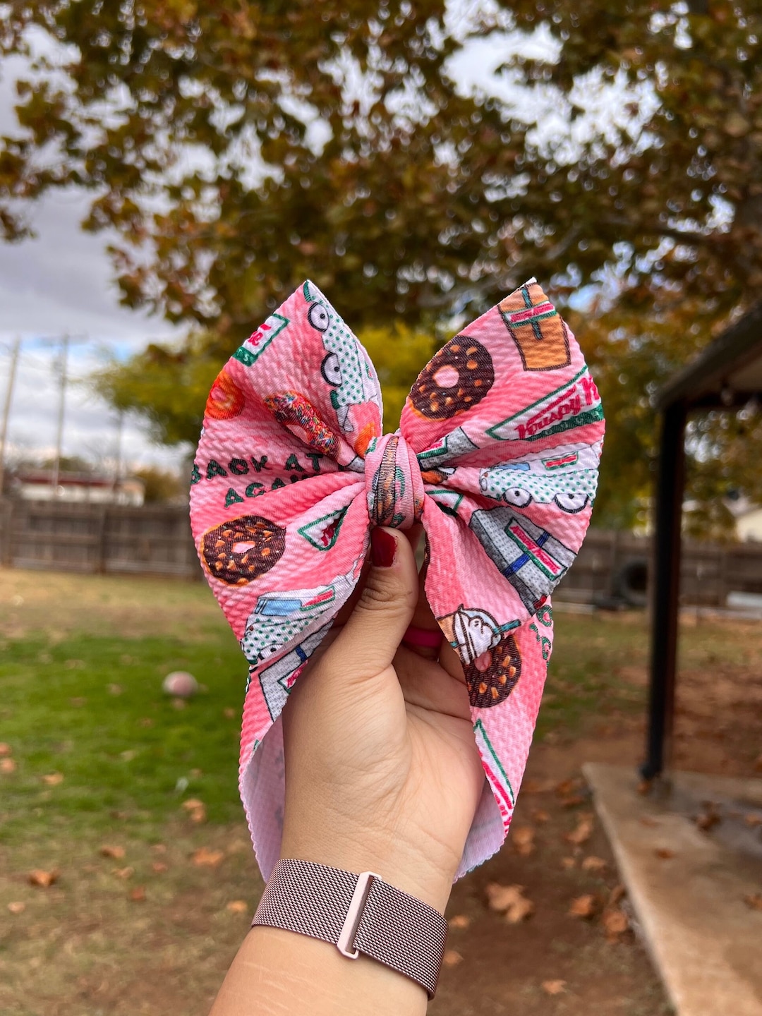 Krispy Kreme Bow - Etsy