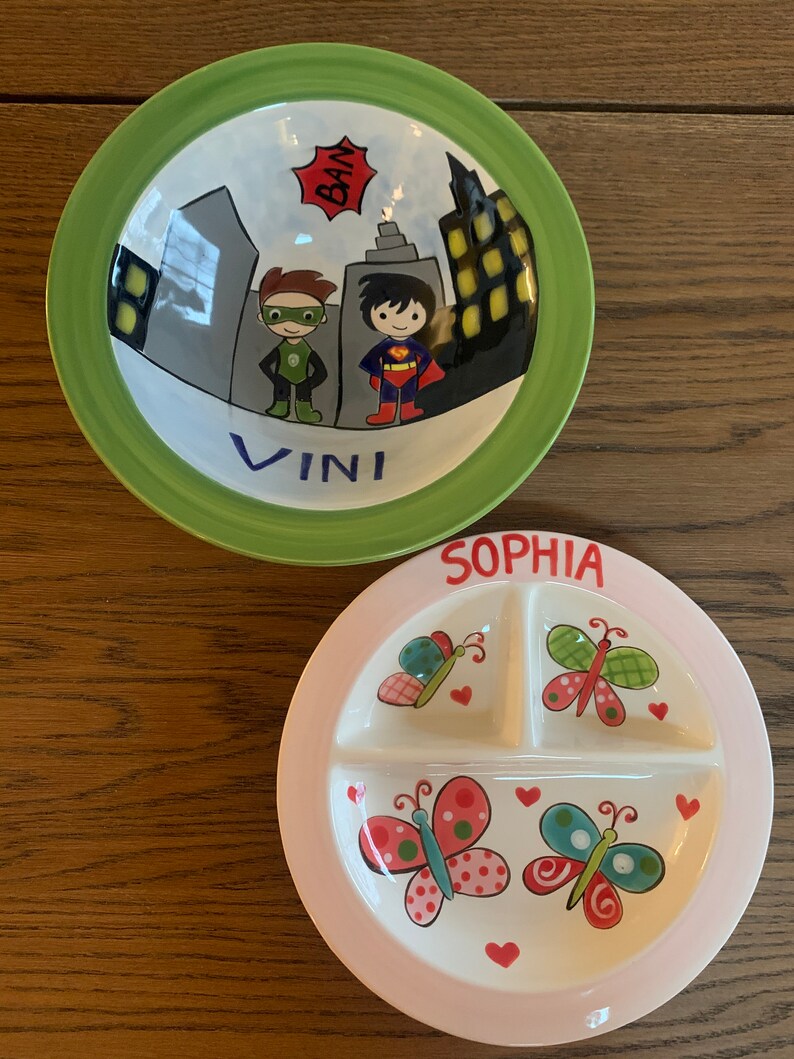 Personalized Ceramic Alice in the Wonderlans Plate - Etsy