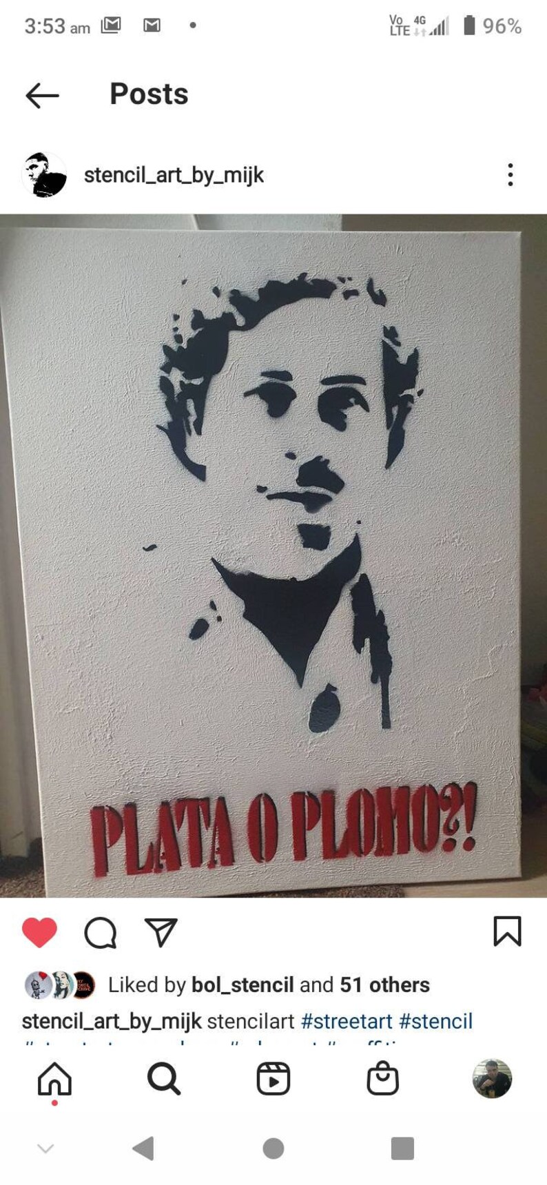 1 of 10 Ever Produced is the Pablo Escobar Street Art. the Mural by ...