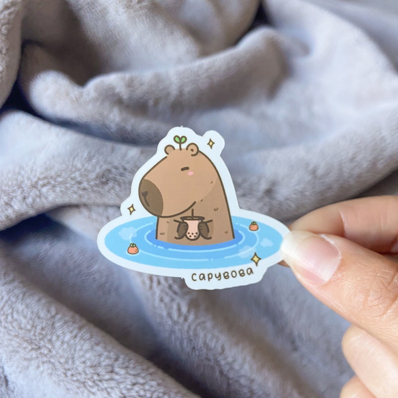 Capybara Boba - Etsy