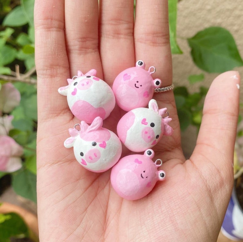 Pink Strawberry Cow/ Frog - Etsy