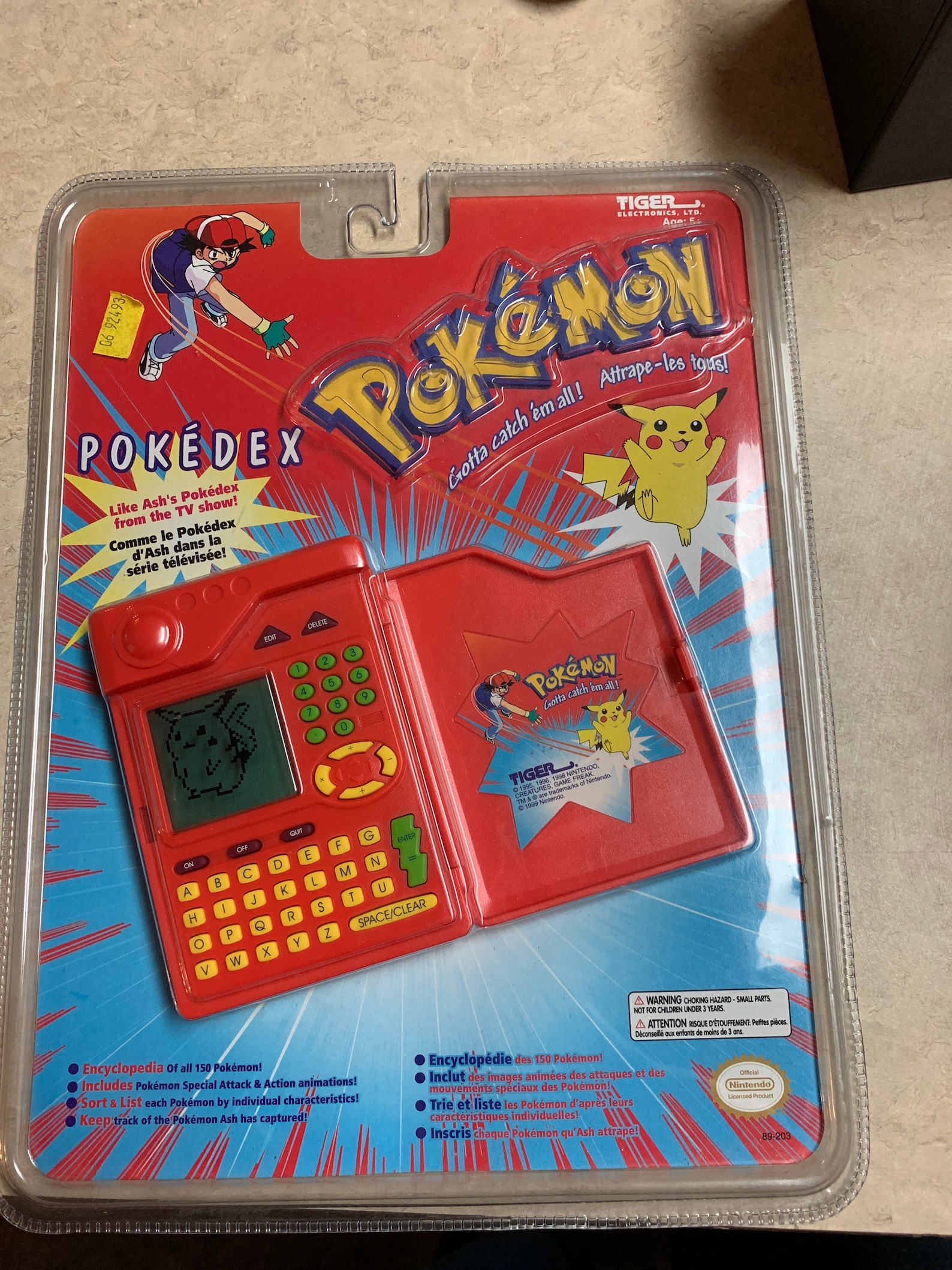 ORIGINAL Pokemon Pokedex 1999 Hasbro Tiger Electronics Vintage | Etsy
