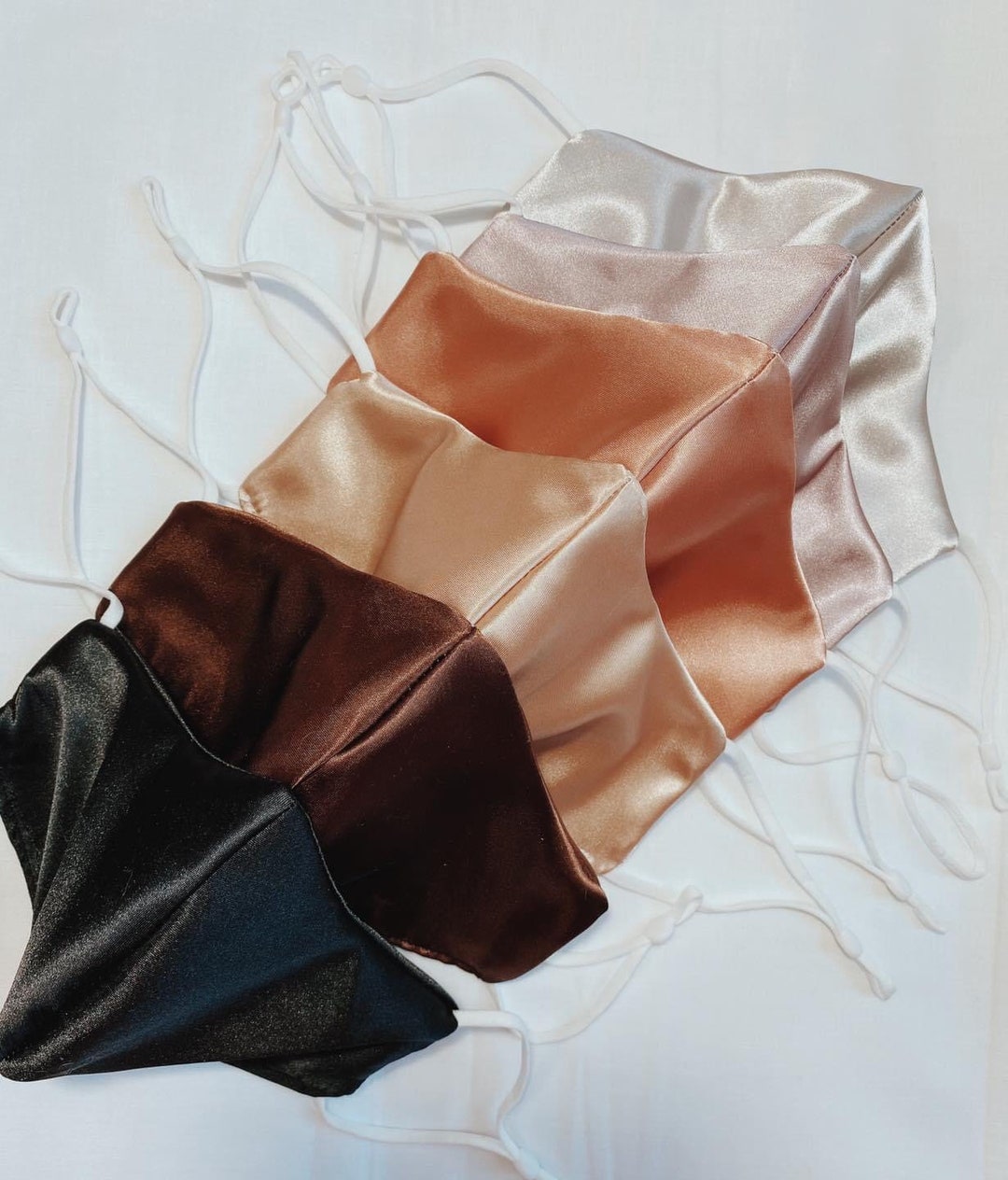 Silky Satin Classy Face Masks Wedding Mask 2layers With - Etsy