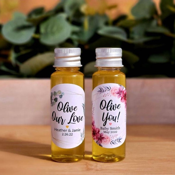 Olive Oil Bottles Wedding Favors - Etsy