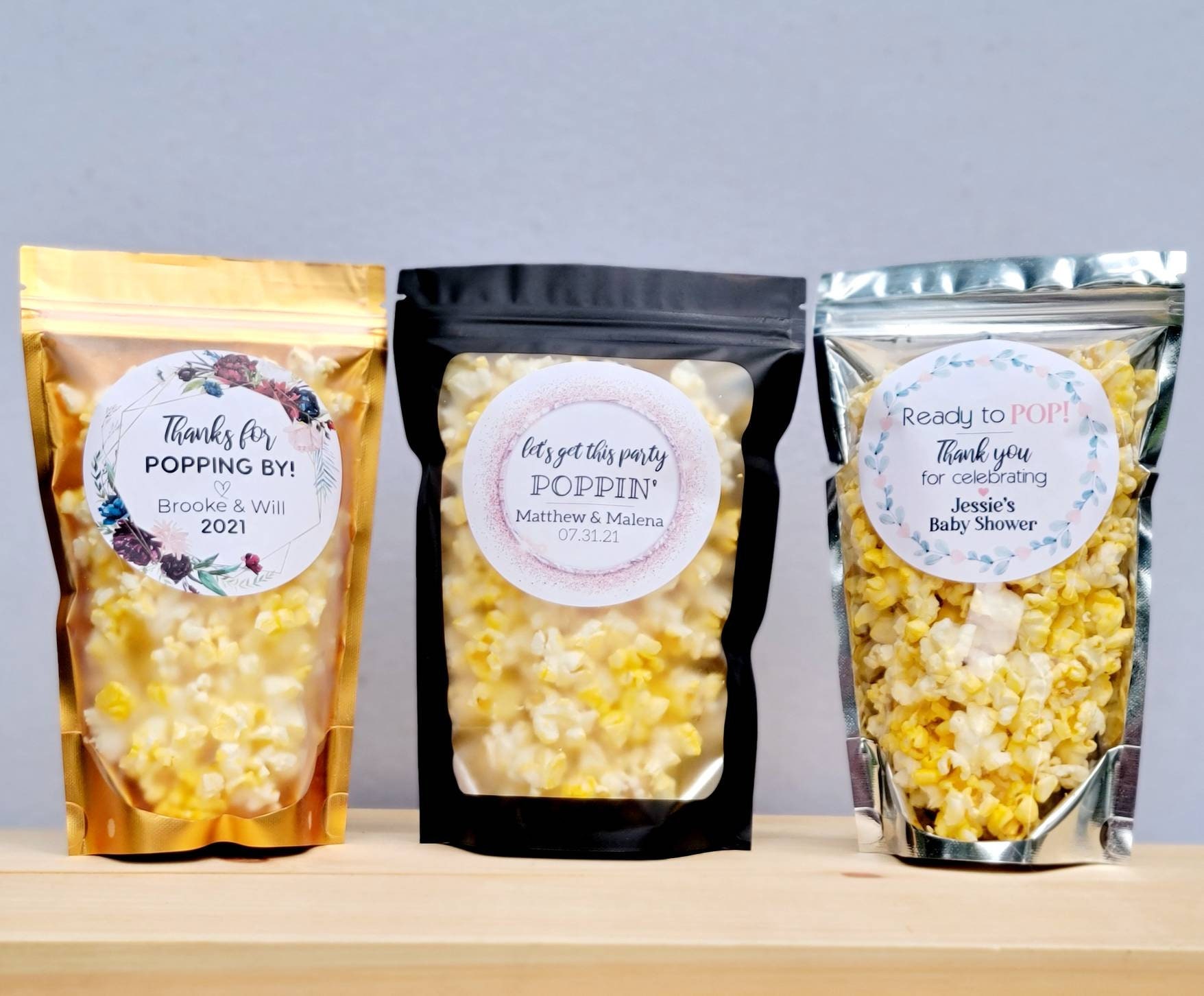 Snack Favor Bags DIY Party Favors Snack Bags Custom Snack - Etsy