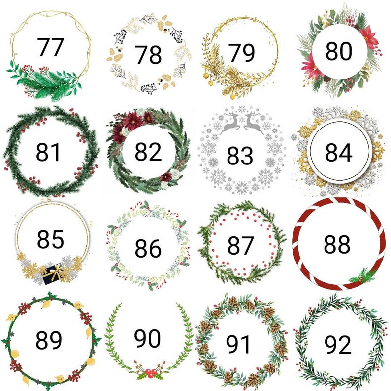 Holiday Labels Party Labels Logo Labels Christmas Labels | Etsy