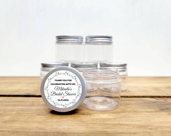 Wedding Candy Jars Heart Favor Jars Wedding Favor Jars Bridal Shower ...