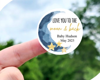 Greenery Prayer Candle Stickers Poem Baby Shower Labels, Unisex Prayer ...