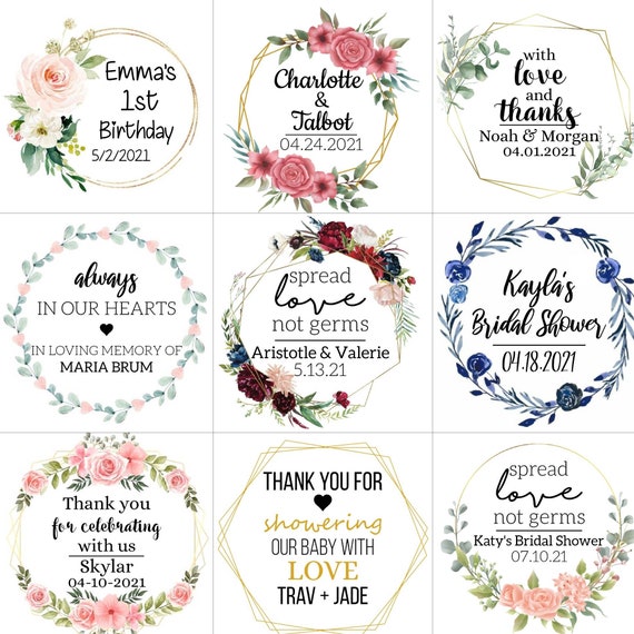 Custom Labels Stickers Party Labels Logo Labels Bottle - Etsy