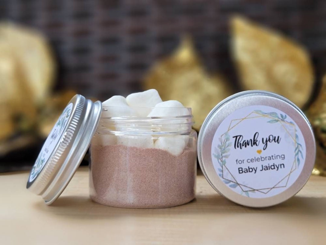 Hot Chocolate Jar Favors - Winter Wedding Favors, Unique Favors, Baby ...