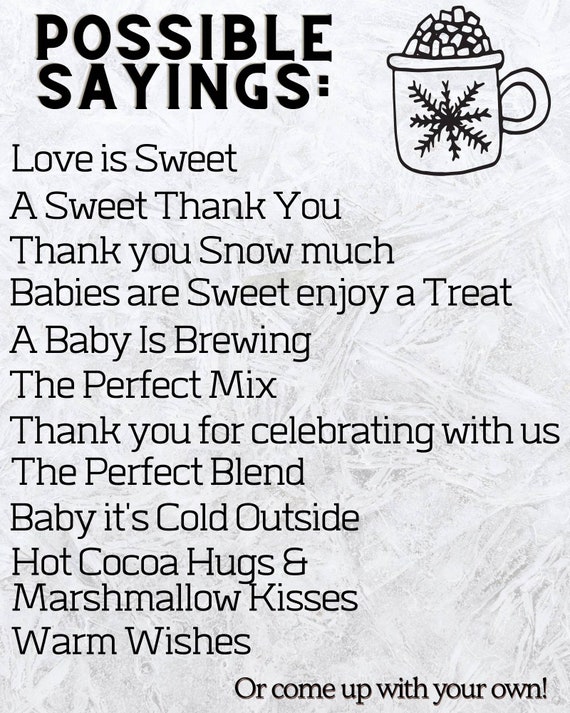 Hershey Kiss Thank You Sayings