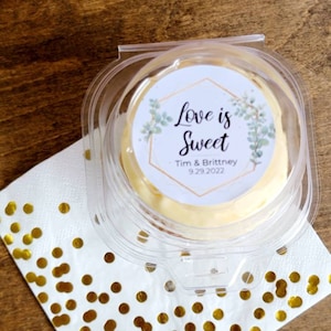 Custom Cupcake Container - Cupcake Box and Label, Treat Favors, Wedding ...