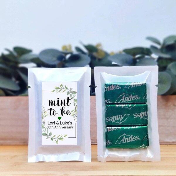 Personalized Party Favors Mints - Etsy
