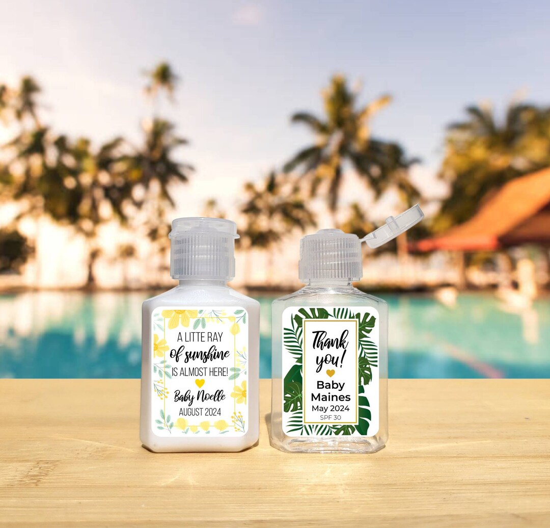 Baby Shower Sunscreen Favors, Self Care Favors, Sunscreen Favor ...