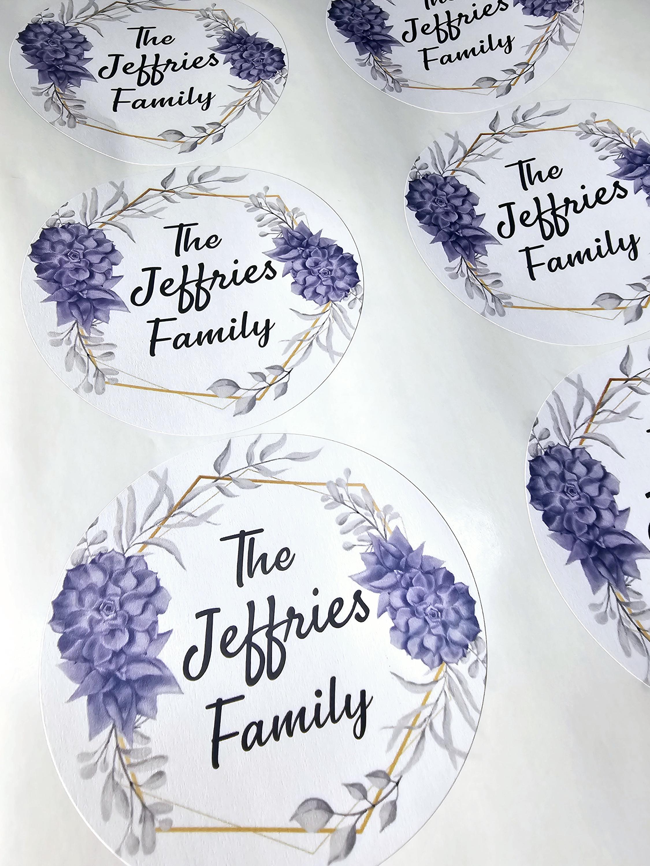 1 Inch CIRCLE Stickers – Custom Round Labels, Personalized Mini ...