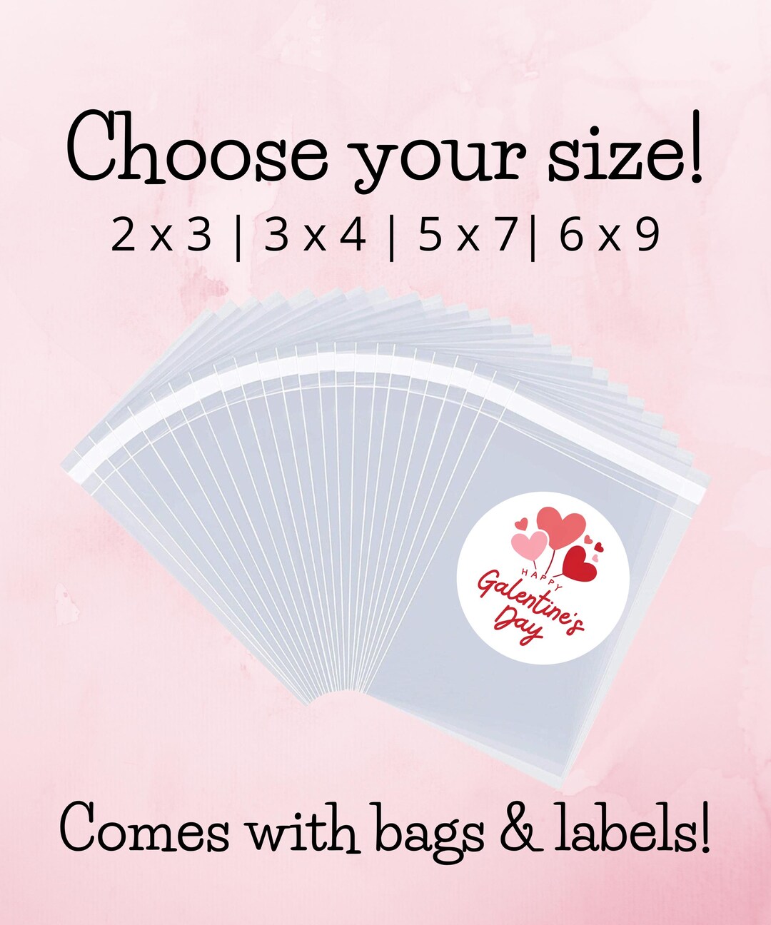 Galentine's Day Treat Bags & Labels, Galentines Day Party Favor ...