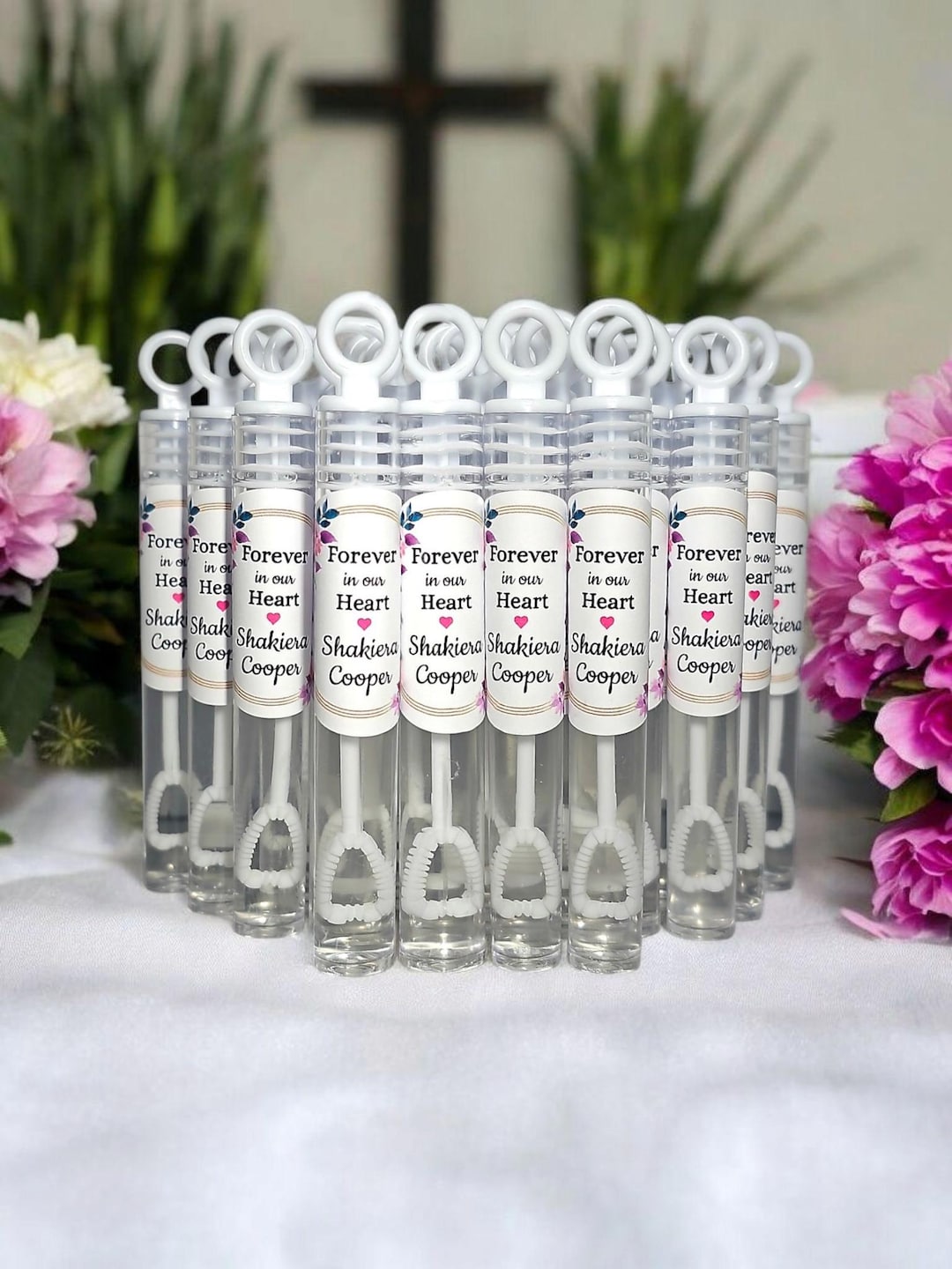 Celebration of Life Bubbles, Blow Bubbles to Heaven, Memorial Tribute ...