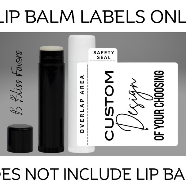 Lip Balm Logo Labels - Etsy