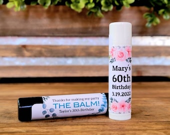 Personalized Chapstick Custom Lip Balm Personalized Birthday - Etsy