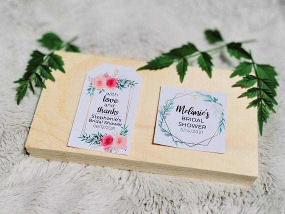Custom Favor Tags Personalized Tags for Favors Logo Tags - Etsy