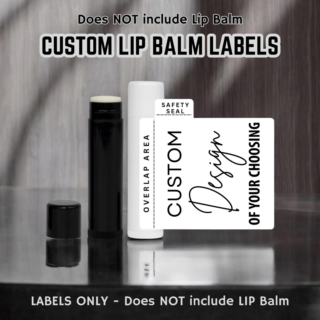 Lip Balm Labels - Custom Lip Balm Labels, Lip Balm Logo Labels - Labels ...
