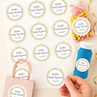 Set of 12 Personalized Water Bottle Family Reunion Labels, Personalized ...