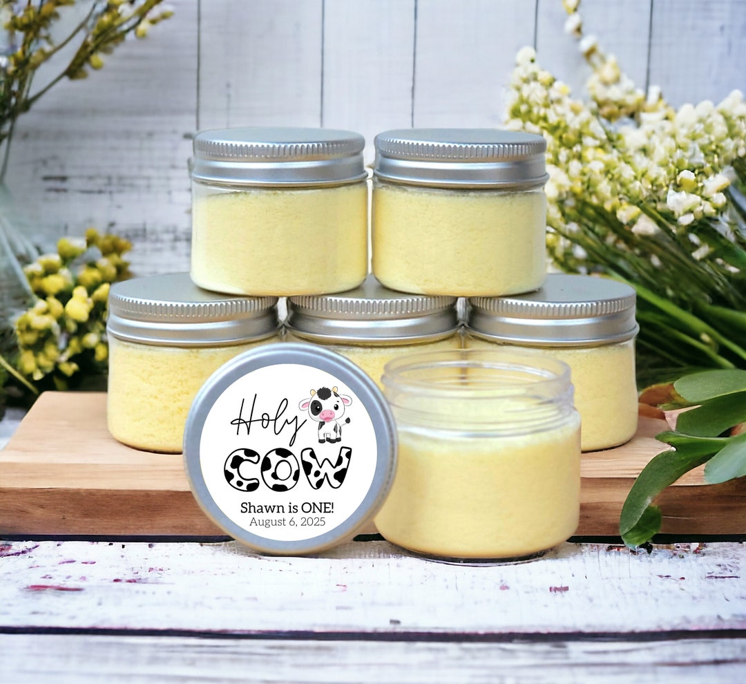 Holy Cow 1st Birthday Lemonade Favors - Farm Theme First Birthday ...