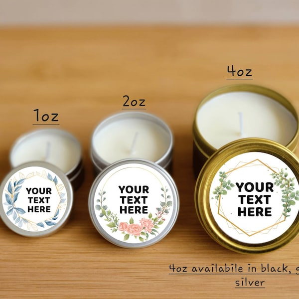 Personalized Candles - Etsy