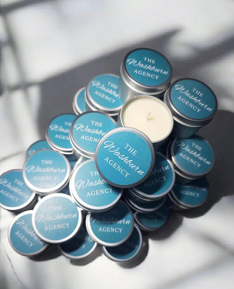 Bulk Logo Candles – Branded Candle Favors, Realtor Closing Gifts ...
