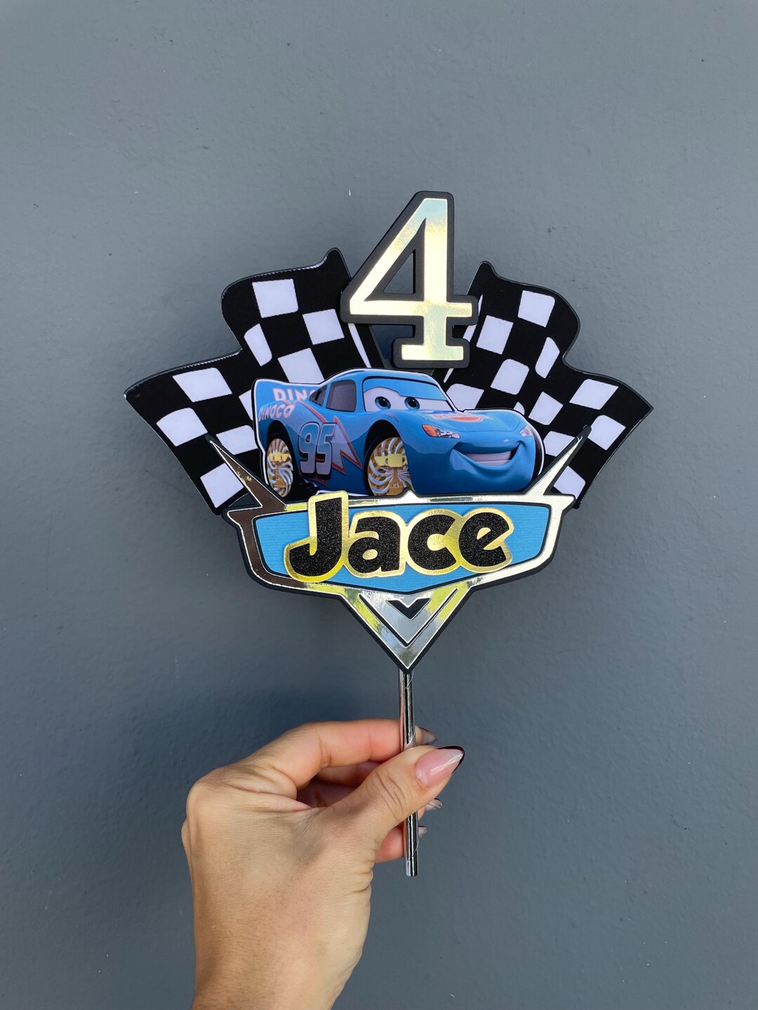 Personalized Cars Cake Topper | Cars Party Decor | Cars Centerpieces - Etsy