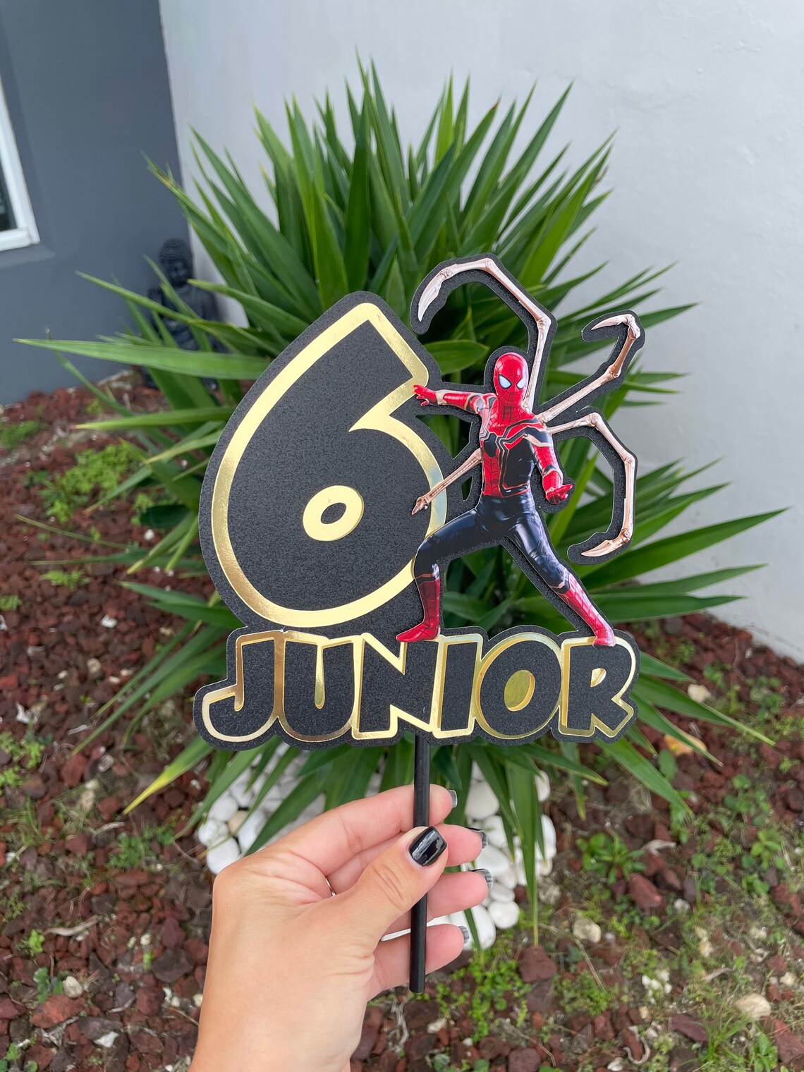 Personalized Spiderman Cake Topper | Spider Man Centerpieces | Spider ...