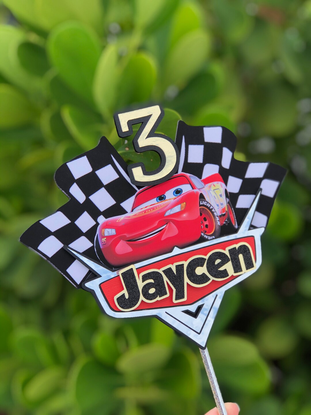 Personalized Cars Cake Topper | Cars Party Decor | Cars Centerpieces - Etsy
