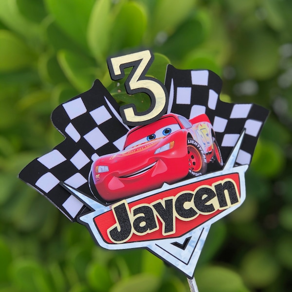 Cars Cake Topper - Etsy
