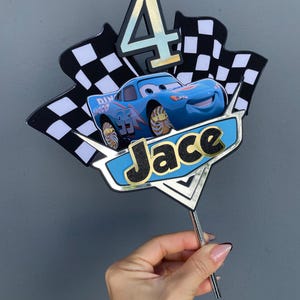 Personalized Cars Cake Topper | Cars Party Decor | Cars Centerpieces - Etsy