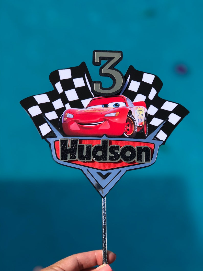 Personalized Cars Cake Topper Cars Party Decor Cars - Etsy