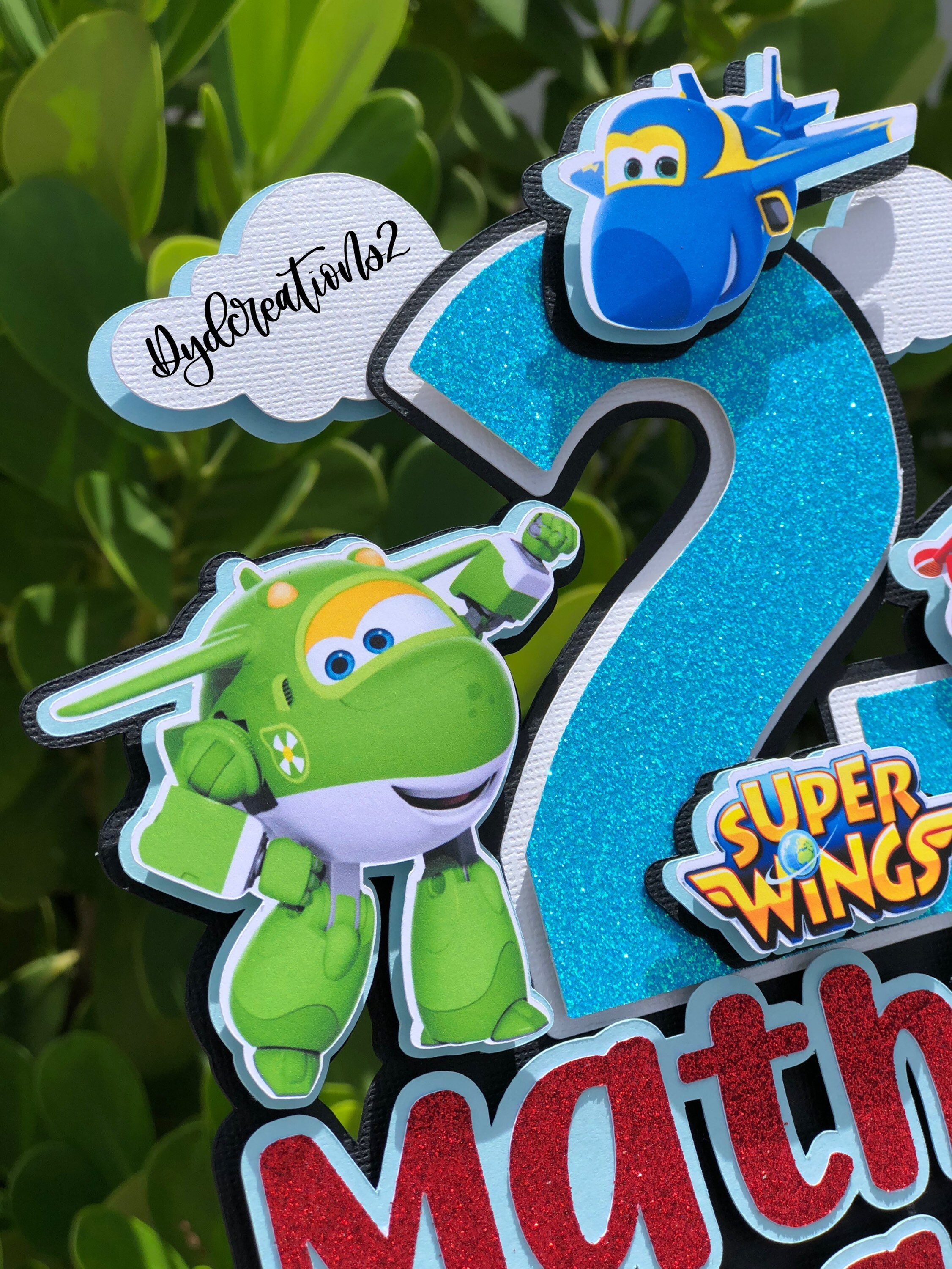 Personalized Super Wings Cake Topper Plane Cake Topper - Etsy