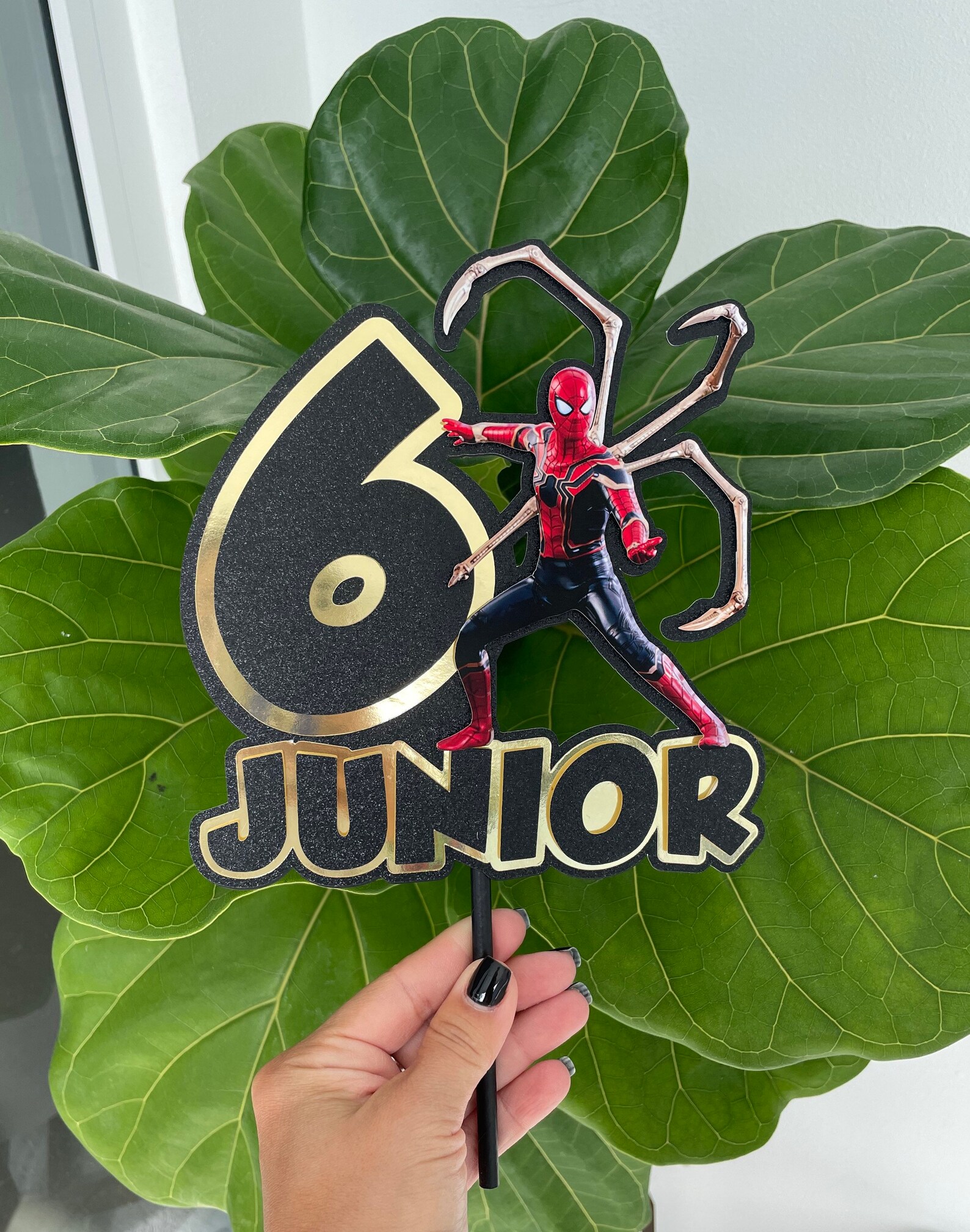 Personalized Spiderman Cake Topper Spider Man Centerpieces - Etsy