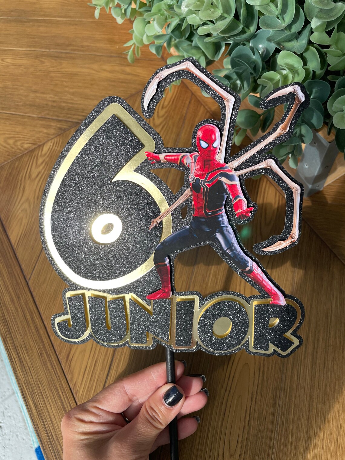 Personalized Spiderman Cake Topper Spider Man Centerpieces - Etsy
