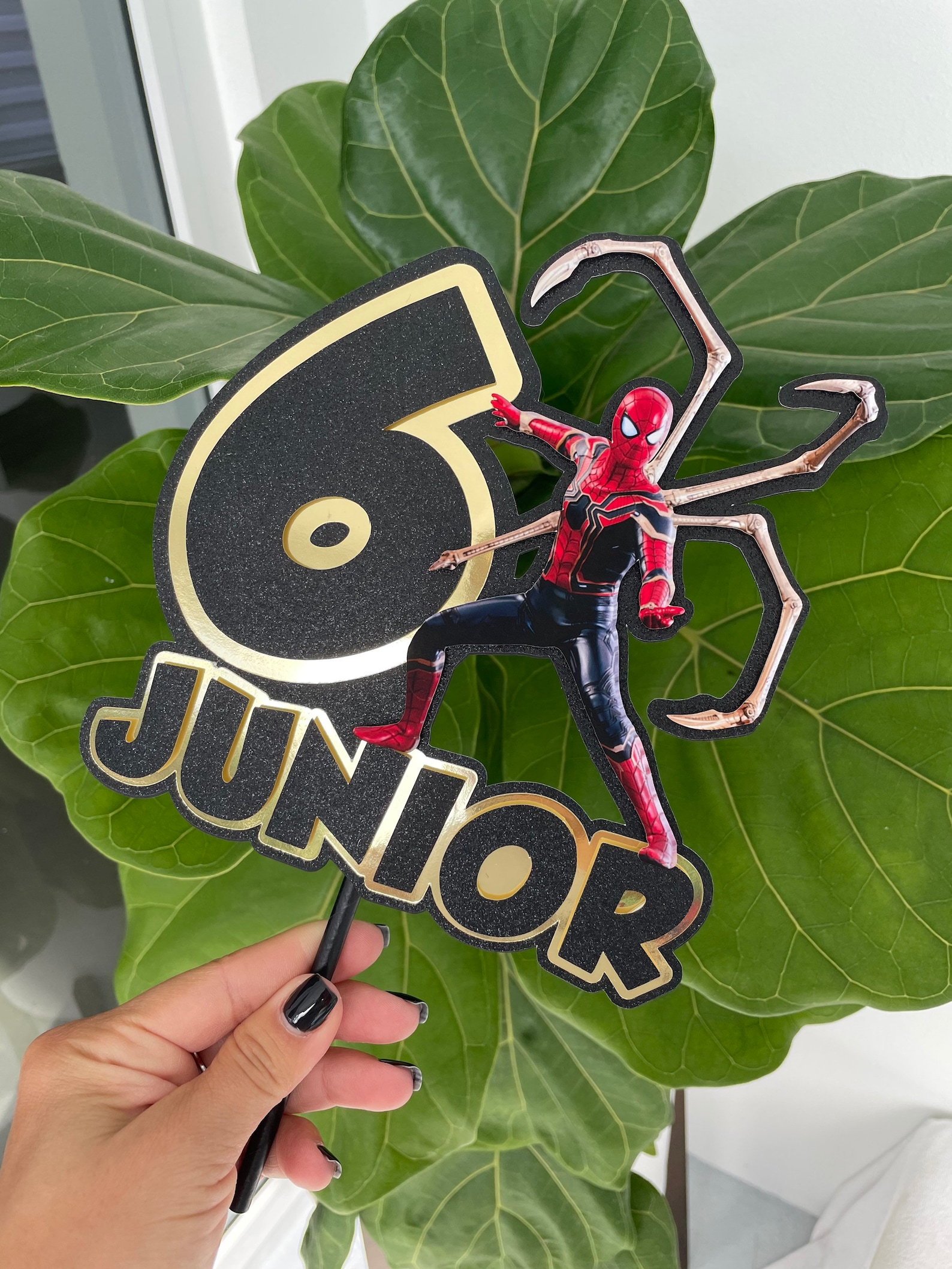 Personalized Spiderman Cake Topper Spider Man Centerpieces - Etsy