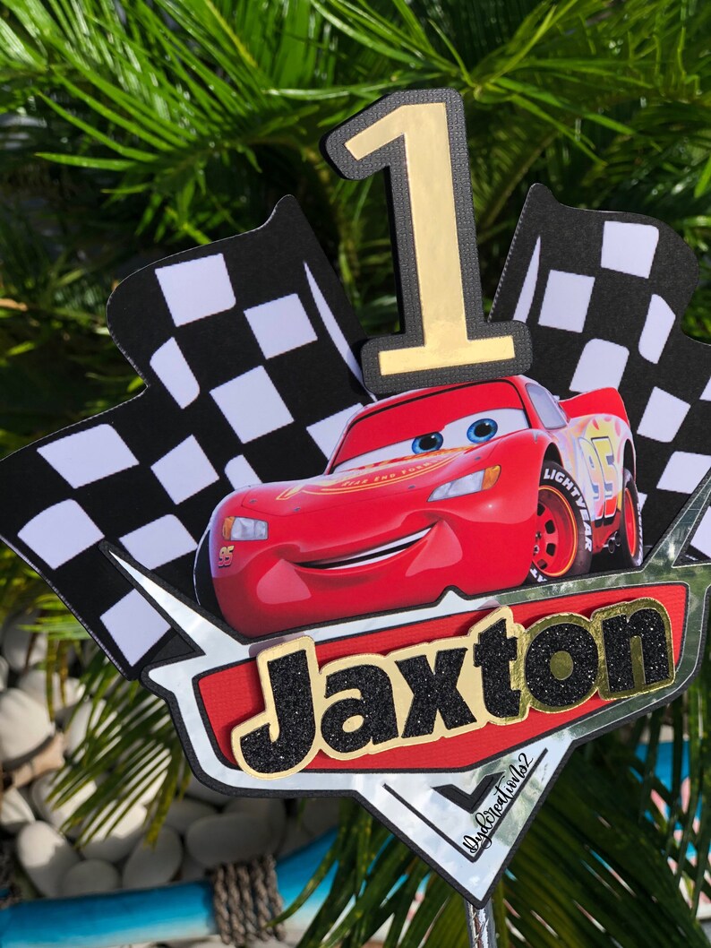 Personalized Cars Cake Topper Cars Party Decor Cars - Etsy