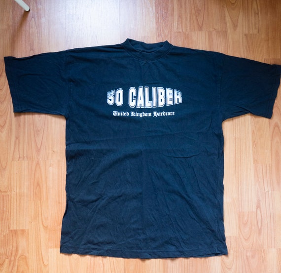 Vintage Early 2000' UKHC Band 50 CALIBER T-shirt. Size L. - Etsy