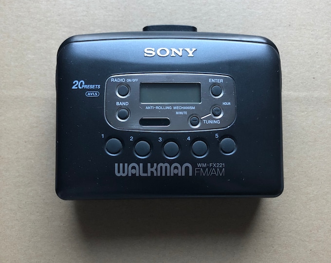 RARE 1995 VINTAGE Sony Walkman Wm-fx221 Tested and WORKS - Etsy