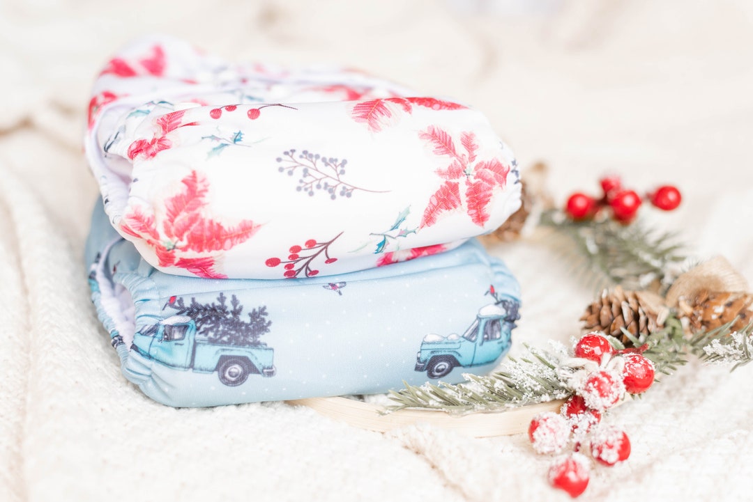 Cloth Diaper Seasonal Prints | Cloth Nappies | Winter | Snow ...