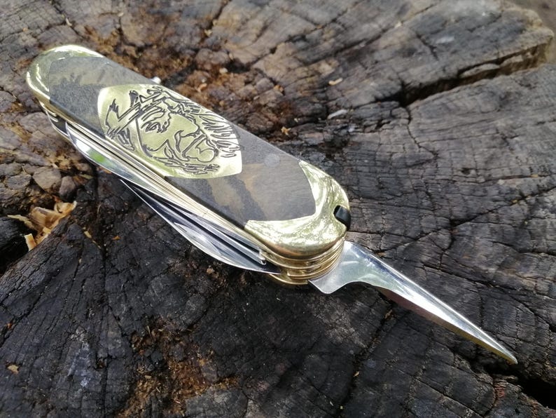Custom Knife 91mm SAK Handcrafted Custom Swiss Army SAK Edс Custom SAK ...
