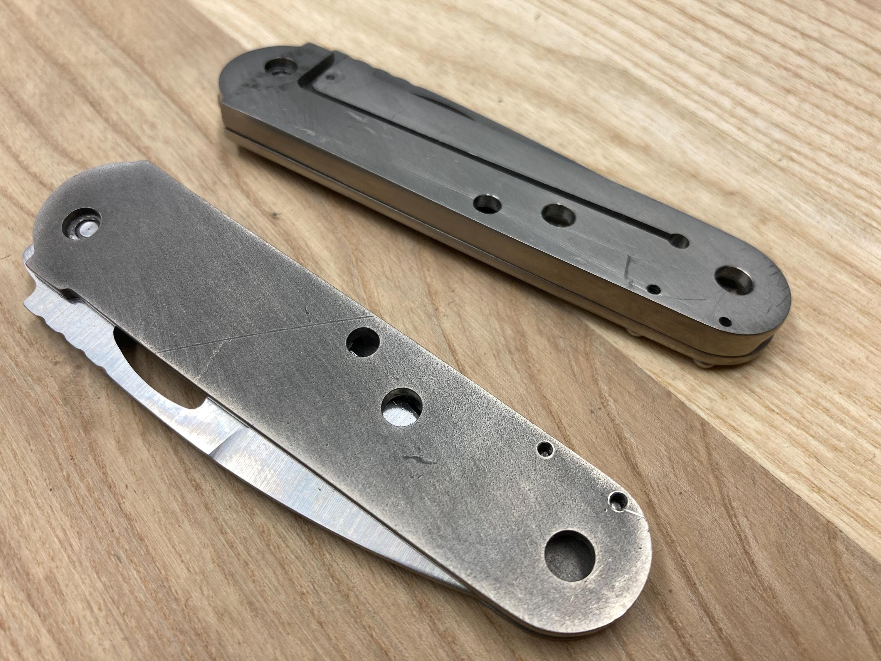 Liner Lock Scales for SAK 91 Made of Titanium for Standard and Custom ...