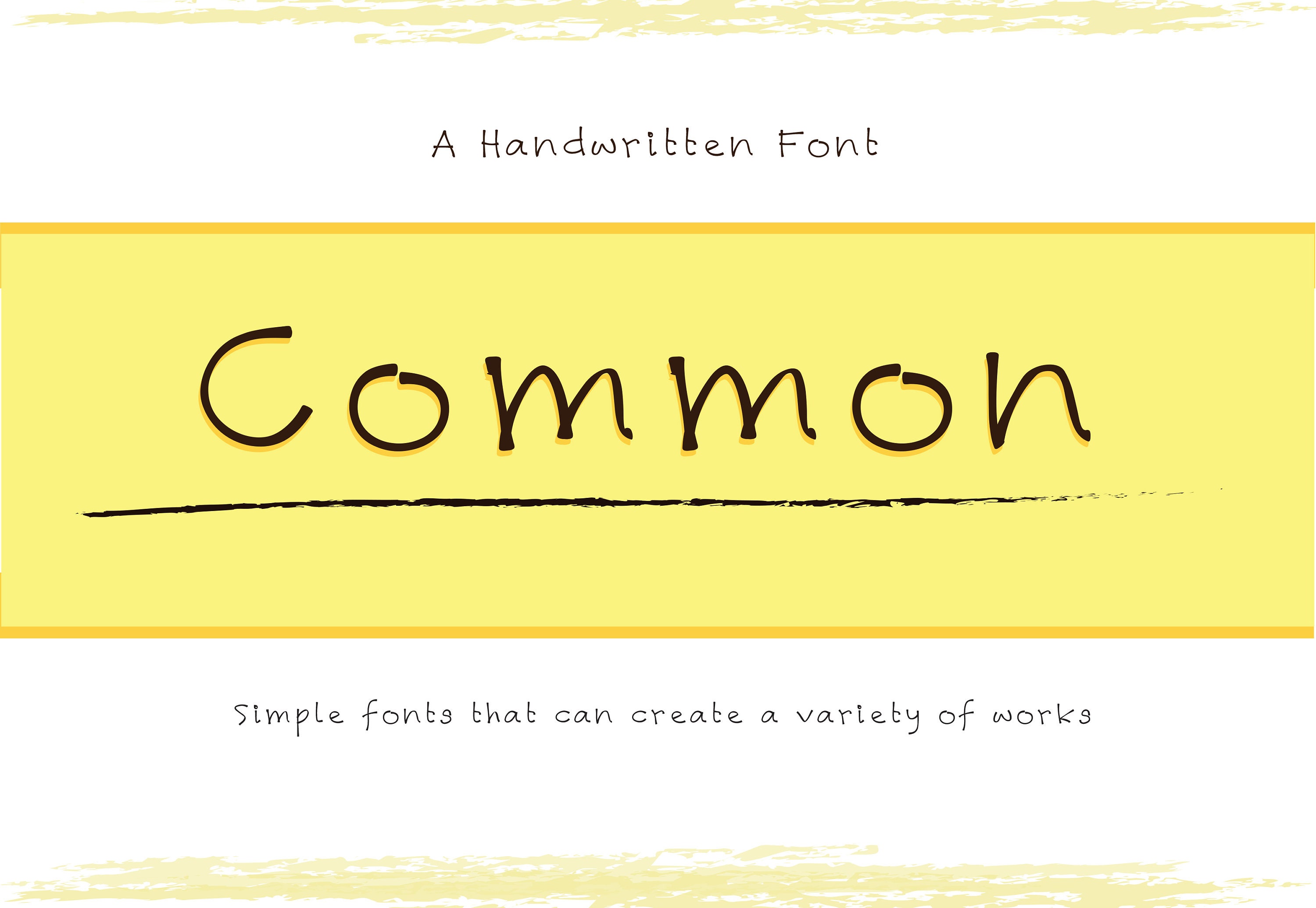 COMMON FONT Handwritten Font Cute Font Crafting Fonts - Etsy