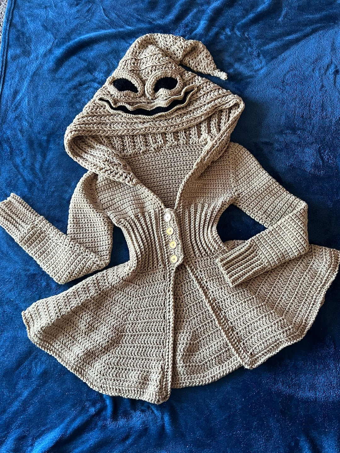 Burlap Boogeyman Hooded Coat - Etsy