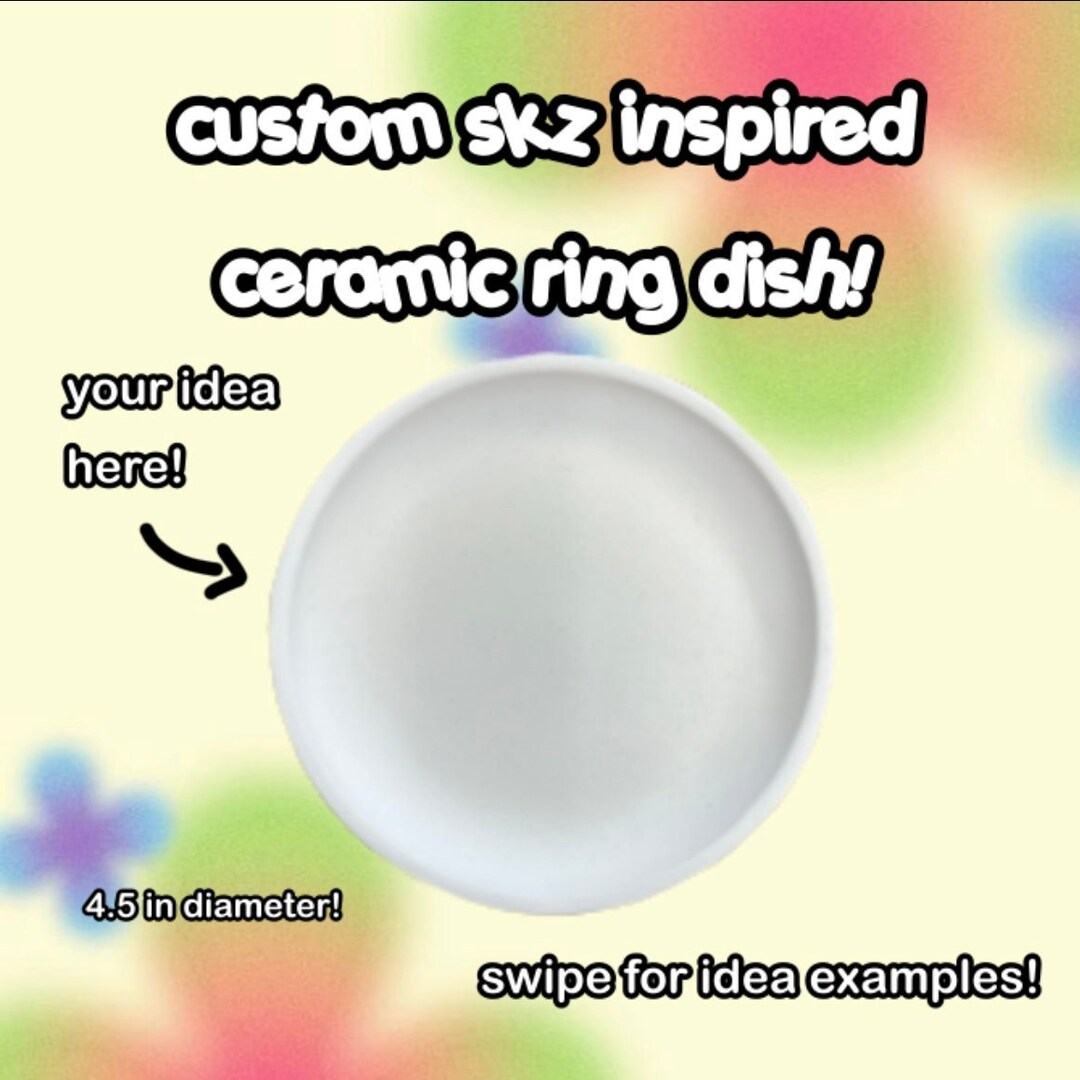 CUSTOM Stray Kids Inspired Ceramic Ring Dish - Etsy